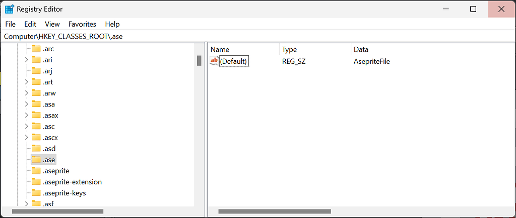 Aseprite thumbnails appear only in .aseprite but not in .ase - Help ... Aseprite thumbnails appear only in .aseprite but not in .ase - Help ...