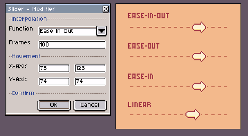 Script Sliding Frame Generator To Create Sliding Animation Scripts And Extensions Aseprite