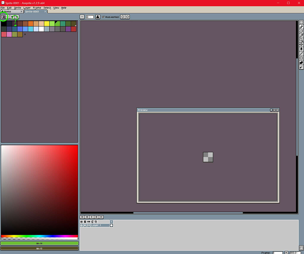 Why doesn't appear the window Edit Color? - Bug Reports - Aseprite ...