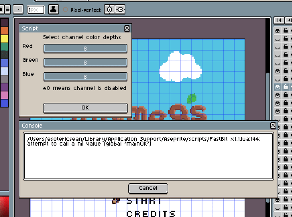 [SCRIPT] FastBit color picker v1.2 - Scripts & Extensions - Aseprite ...