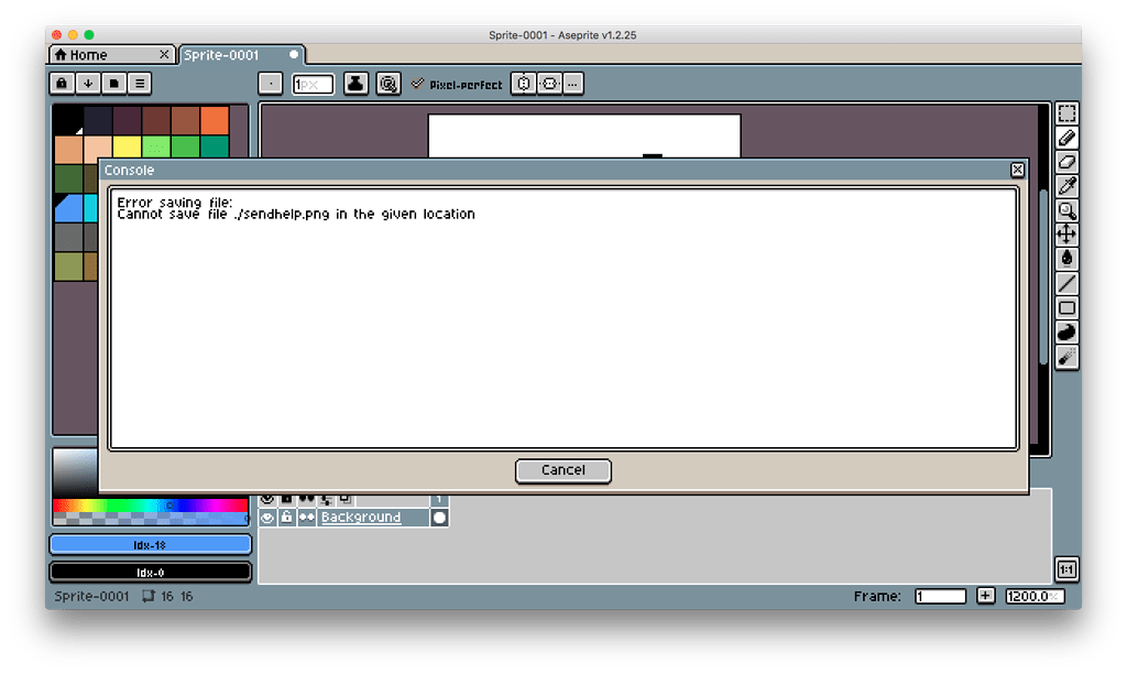 Hey Can Someone Help Im Trying To Export A File Into A Folder And It Says It Cant Be Saved