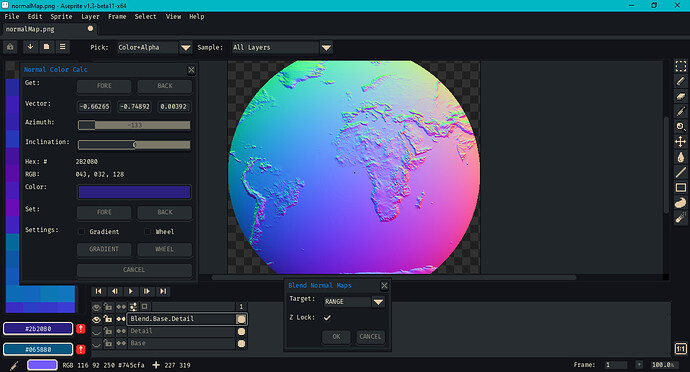 Normal Map From Height, Blending Normal Maps - Scripts - Aseprite Community