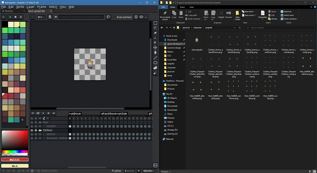 [Script] Export groups, layers and tags separately - Scripts & Extensions - Aseprite Community