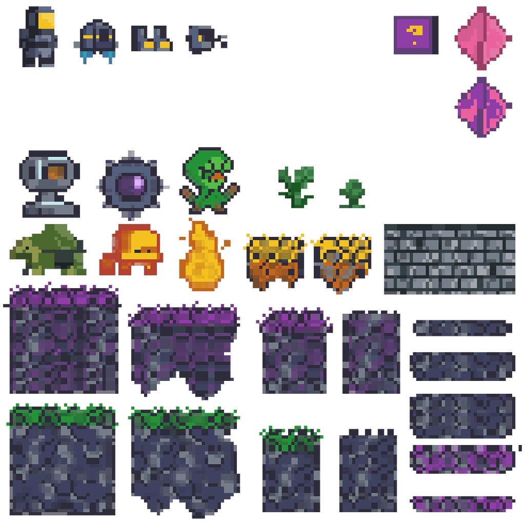 My first set of sprites 32x32 - Aseprite Community