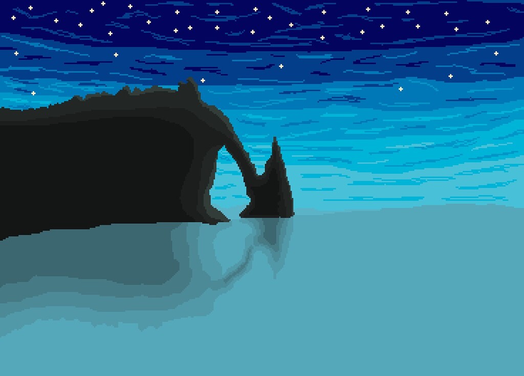 Any Tips On How To Improve The Sea Artwork Aseprite Community