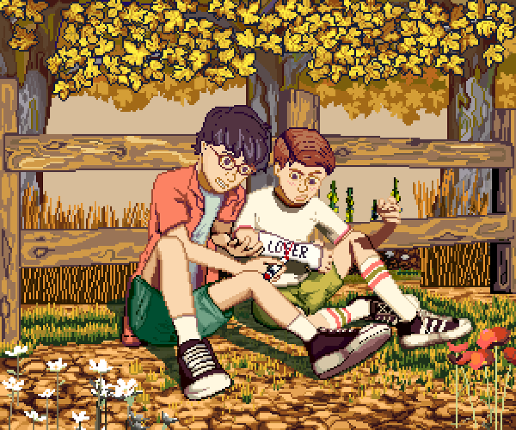 Richie x Eddie: 'Lover' - Artwork - Aseprite Community