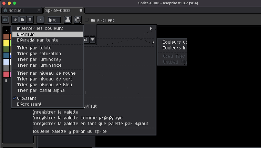 Weird menu render issues on macOS - Bug Reports - Aseprite Community