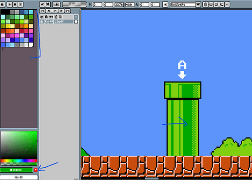 Different colors with Nes color palette - Help - Aseprite Community